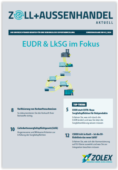 EUDR und LkSG im Fokus - ZOLEX